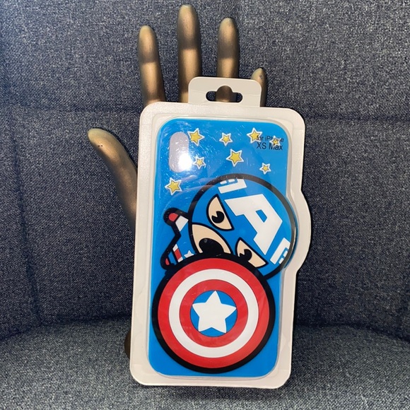 Marvel | Accessories | New Marvel Cartoon Captain America Cellphone ...